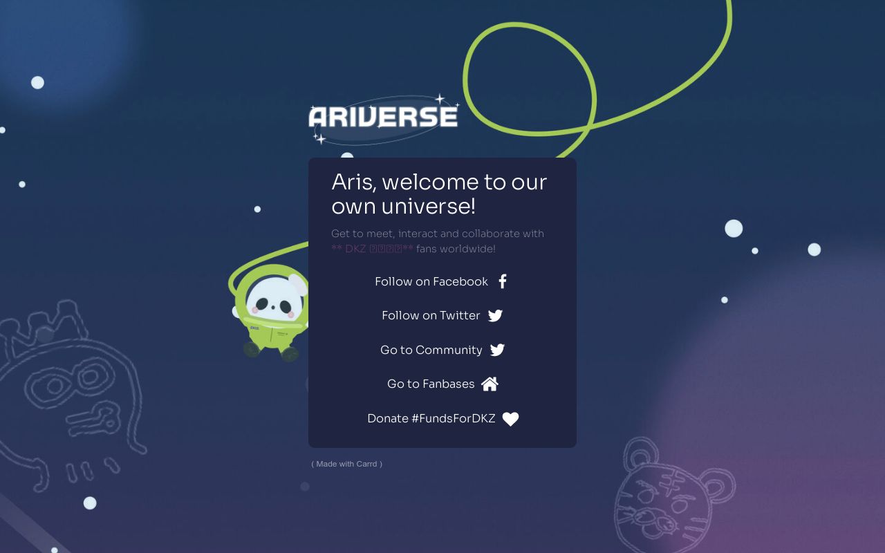 DKZ Ariverse – By Aris, For Aris